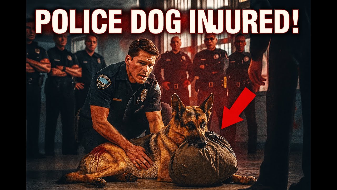 Injured K9 Arrives at Police Station – What’s Inside the Bag Shocks ...