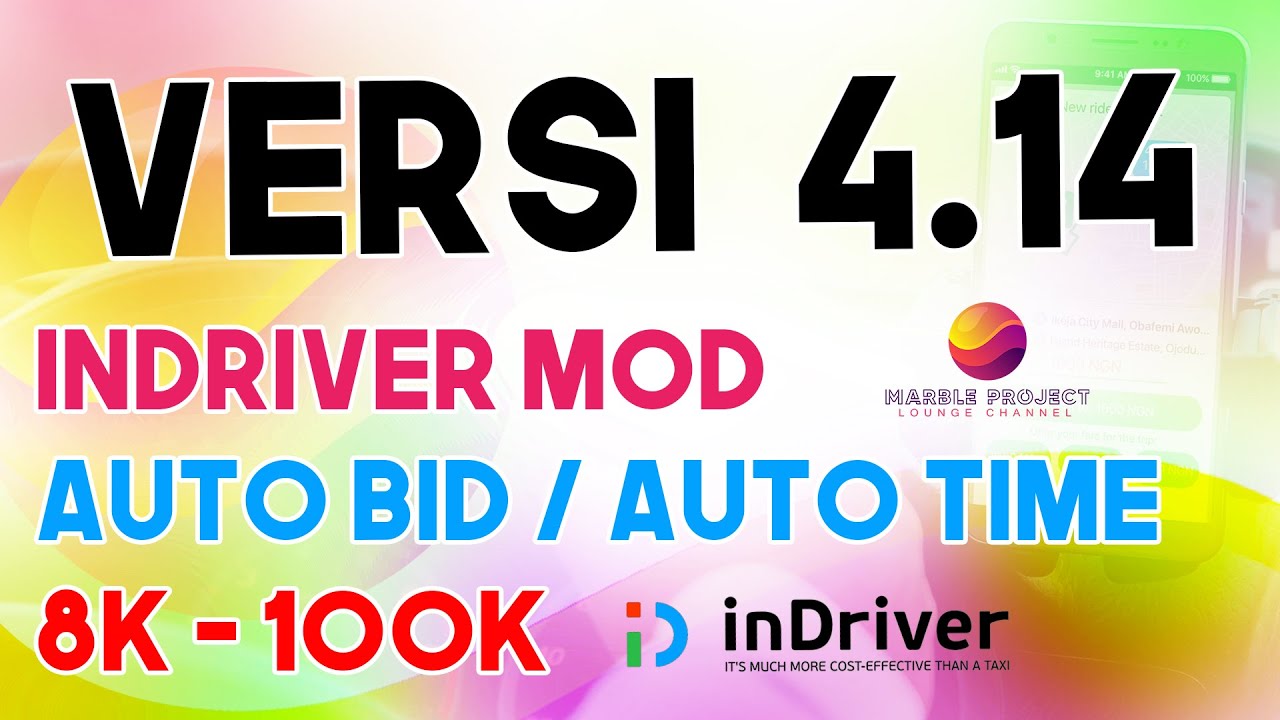 InDriver MOD Terbaru Ver.4.14 - AUTO BID / AUTO TIME - YouTube
