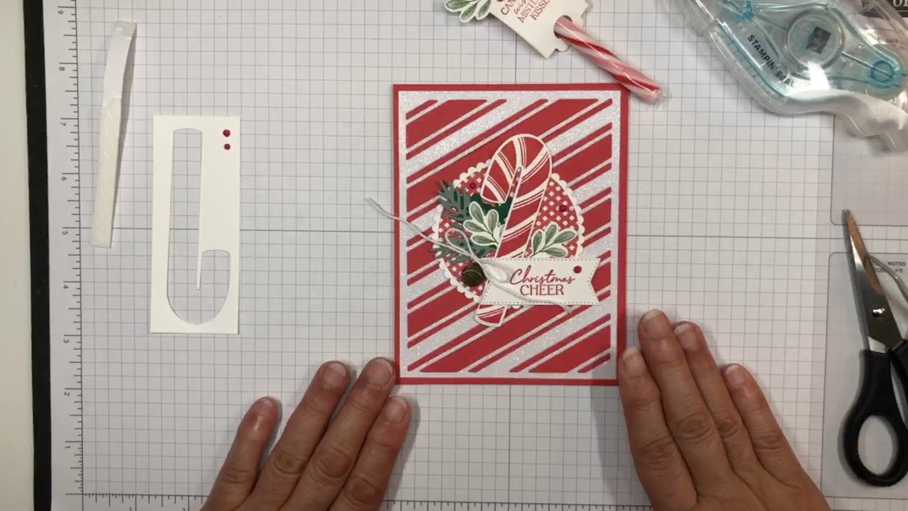 Stampin' Up! Sweet Candy Canes Christmas Card - YouTube