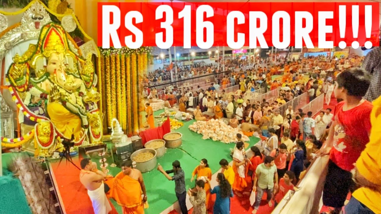 Rs 316 Crore Ganpati 🇮🇳 Richest Ganpati Mandal In Mumbai | GSB Seva ...
