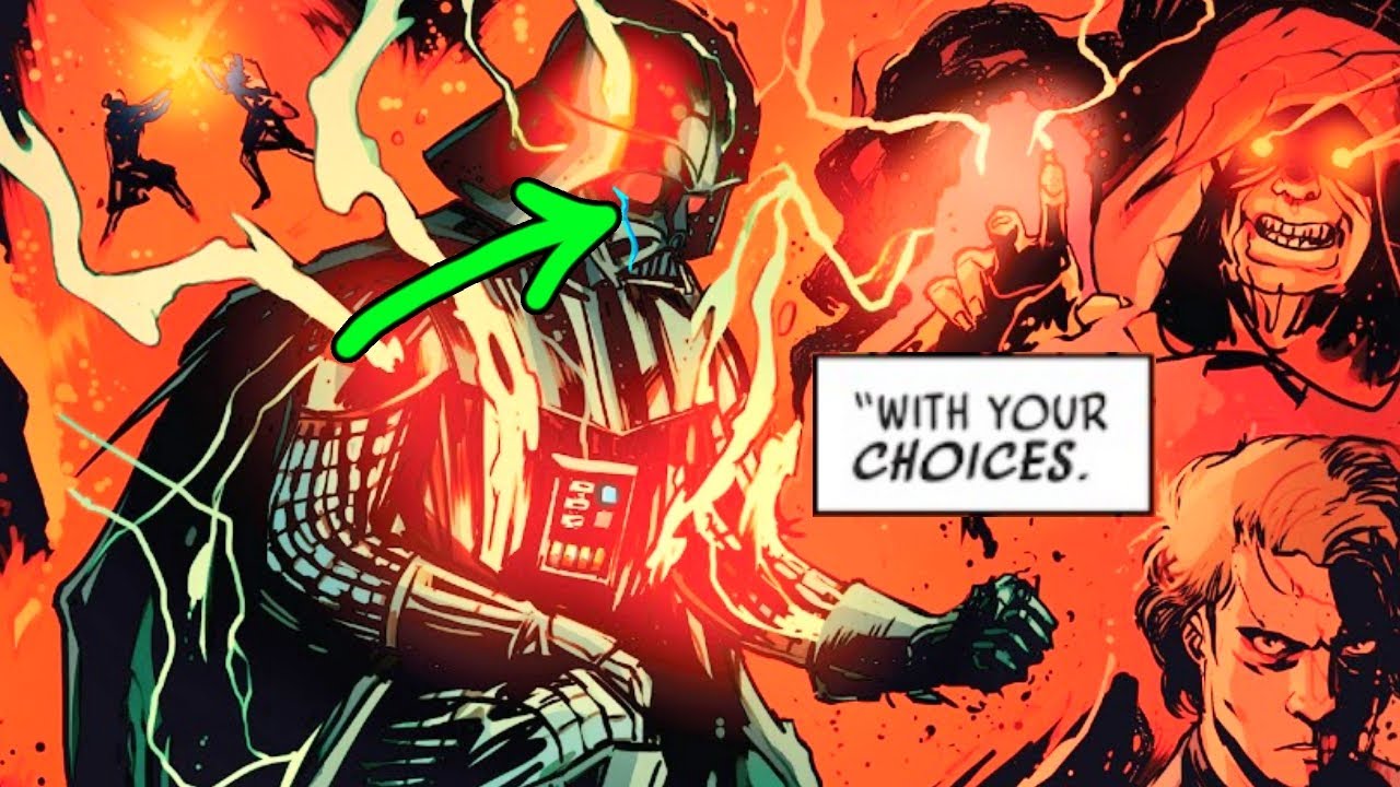 DARTH VADER SHEDS A TEAR FOR THE FIRST TIME(CANON) - Star Wars Comics ...
