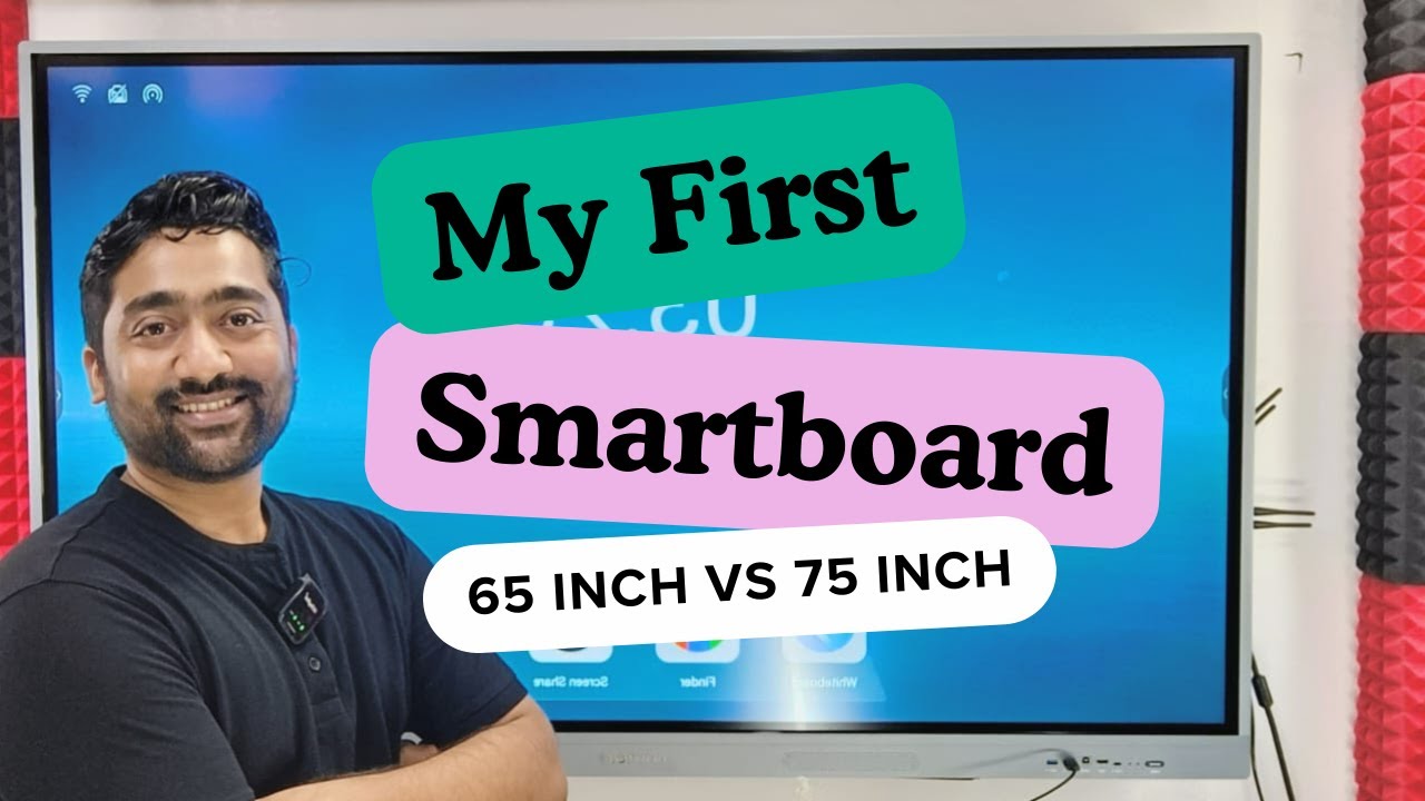 My First Smartboard | Initial Review | Sridhar Iyer - YouTube