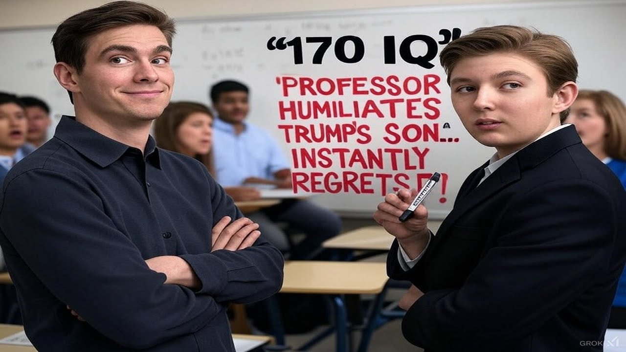 Professor Mocks Barron Trump’s Math Skills – What Happens Next Shocks ...