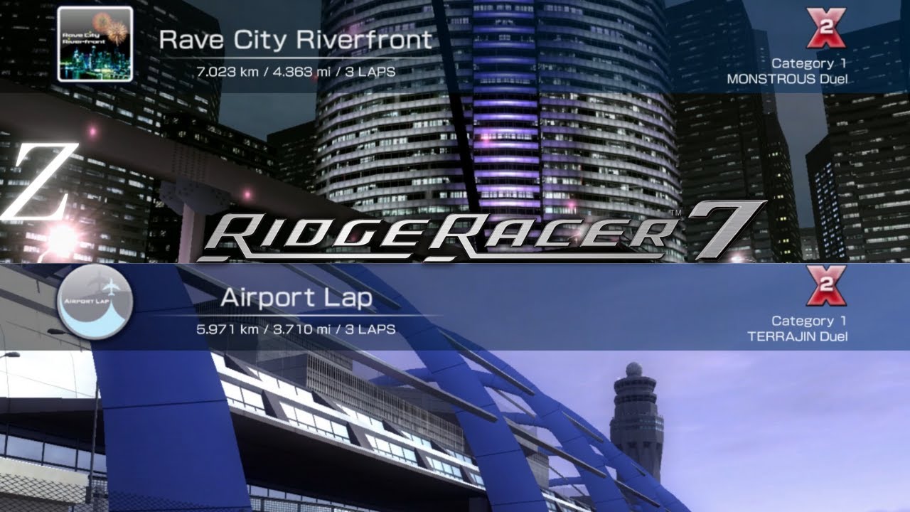 Ridge Racer 7 ( Assoluto Bisonte Vs Monstrous & Terrajin ) - YouTube