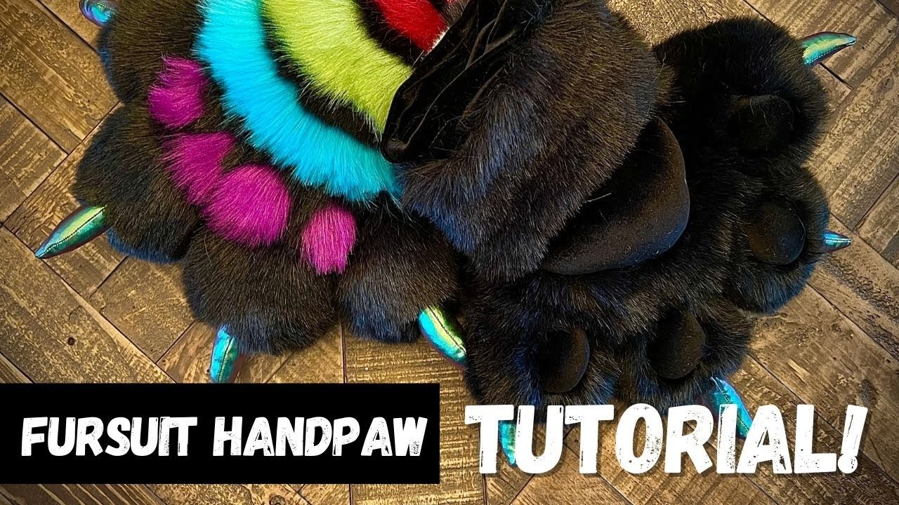 How to make puffy fursuit handpaws | Fursuit handpaw tutorials | Make ...