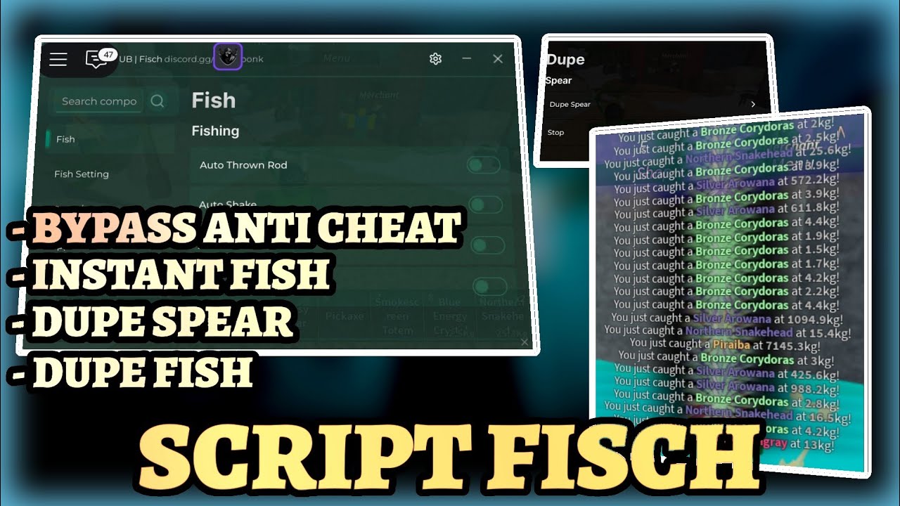 Fisch Script Pastebin - Dupe Spear, Bypass Anti Cheat, Instant Fish ...