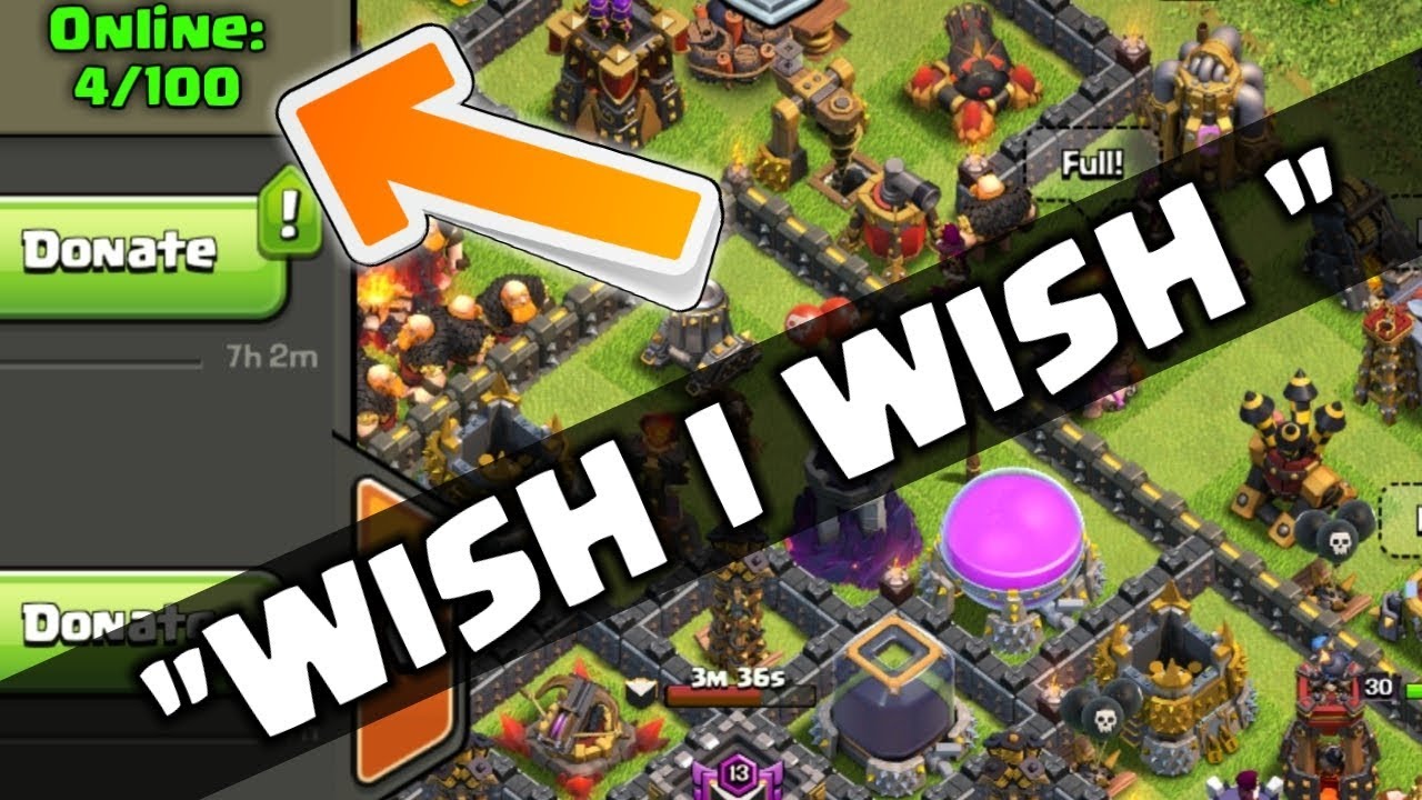 100 MEMBERS CLAN CAPACITY IN CLASH OF CLANS. I WISH 🤗 - YouTube