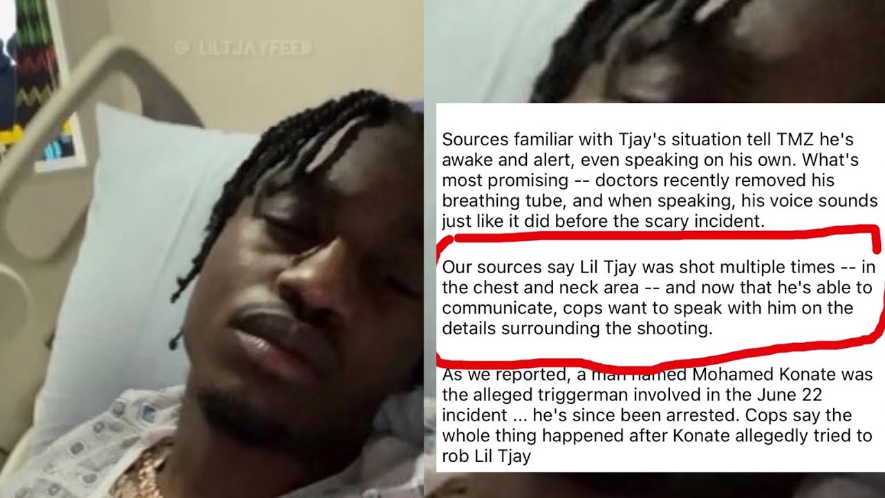 LIL TJAY WAS SHOT IN THE NECK & CHEST AREA, MIGHT FACE CHARGES AFTER ...