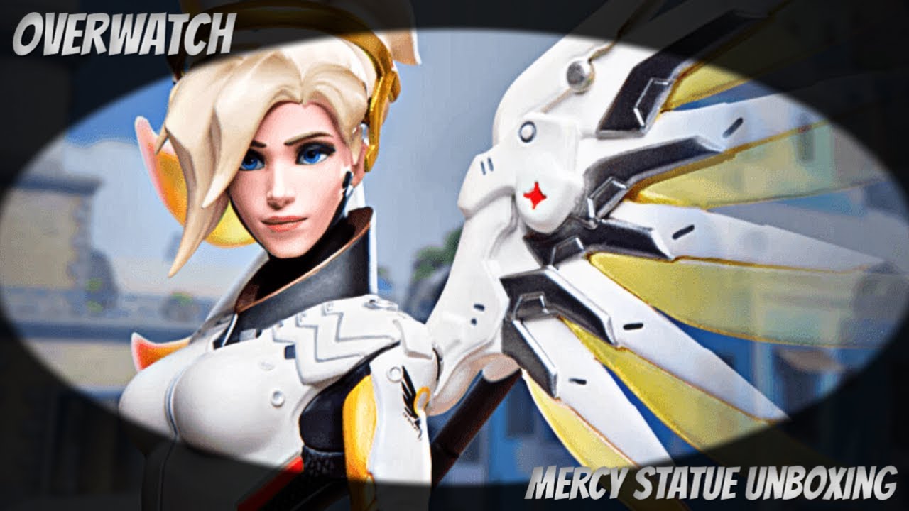 Overwatch - Mercy Statue Unboxing (Blizzard Gear Store) - YouTube