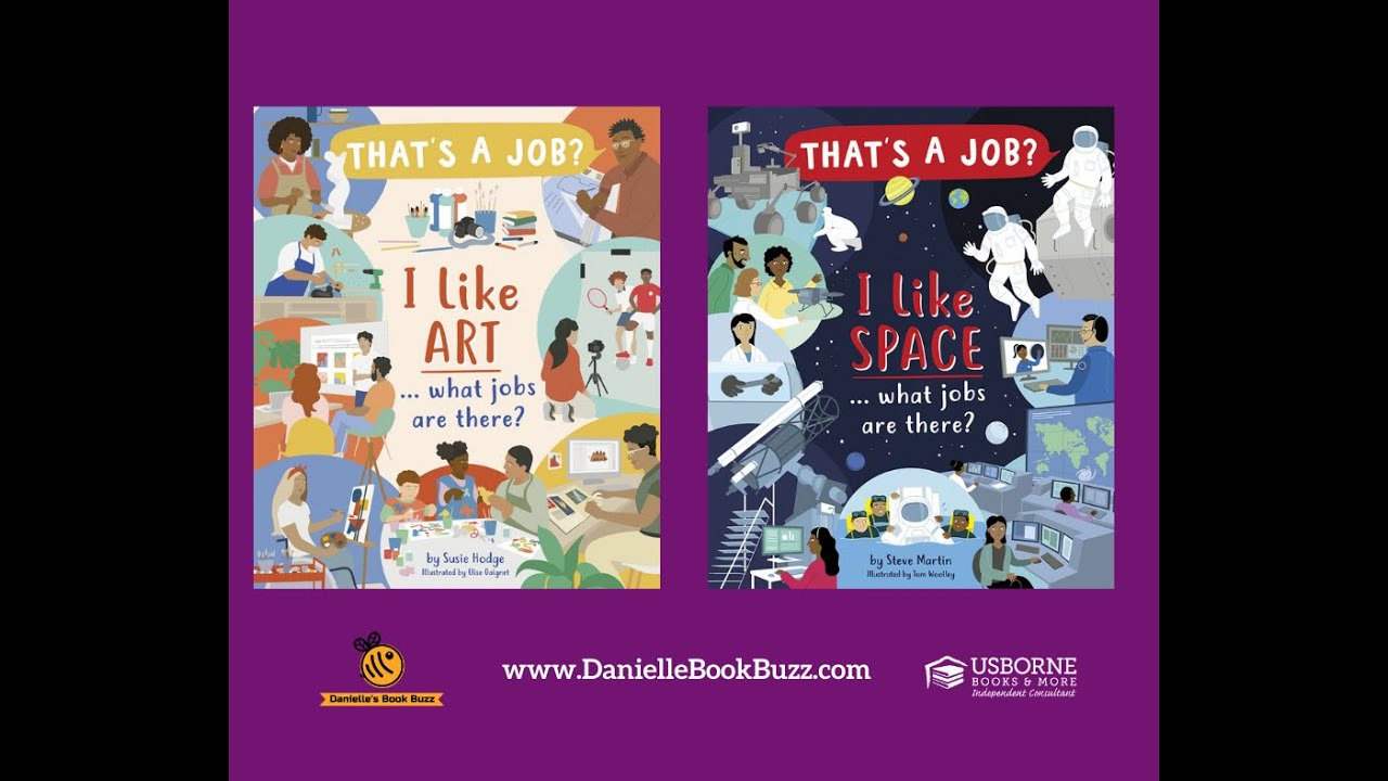 That's A Job: I Like Art and I Like Space - Usborne Books & More - YouTube
