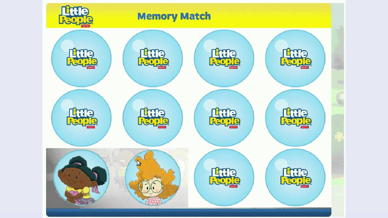 Fisher Price Little People Memory Matching Game - YouTube