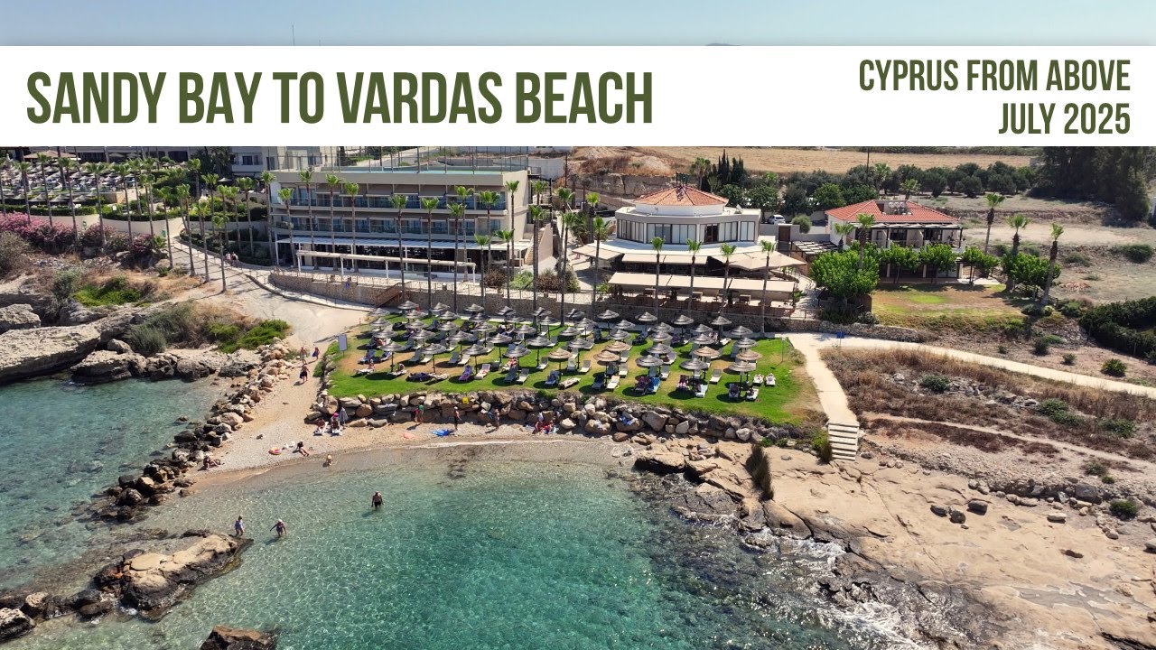 From Sandy Bay To Vardas Beach In Paphos - YouTube