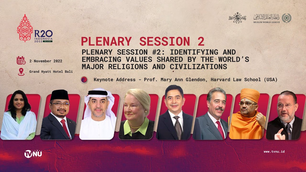 🔴 (LIVE) Identifying and Embracing Values Shared by the World's Major ...