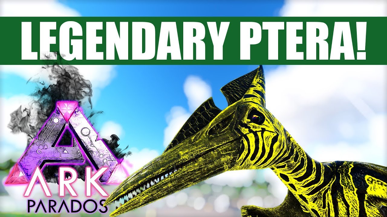 We Tame a LEGENDARY Ptera! | Parados - Crystal Isles | ARK: Survival ...