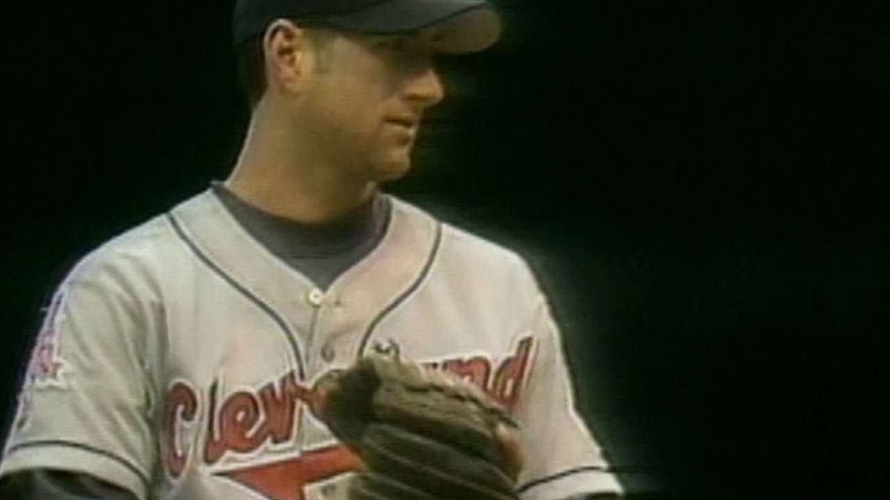 CLE@DET: Nagy strikes out Hunter for first out - YouTube