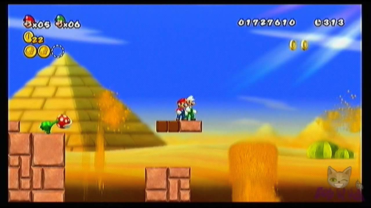 obey luigi New Super Mario Bros. Wii - World 2-1 - YouTube