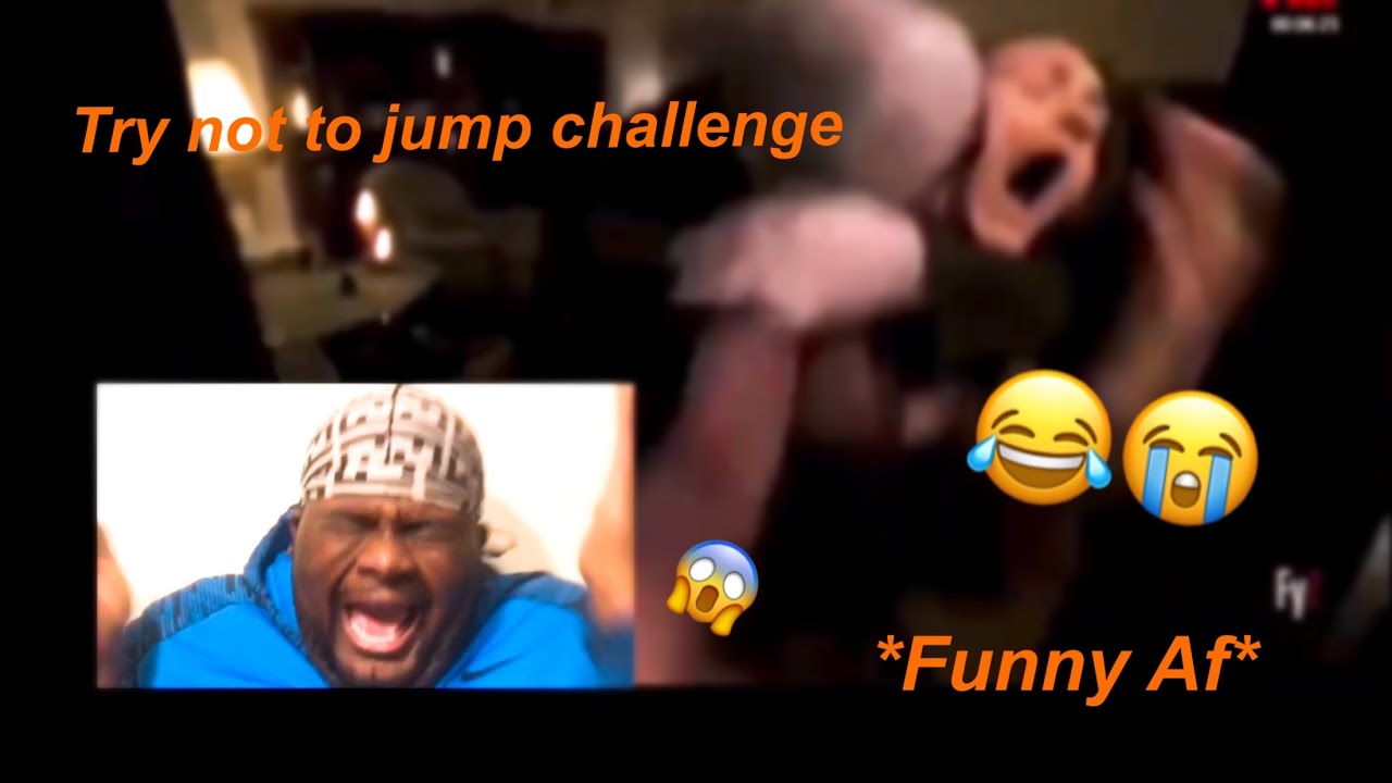 TRY NOT TO JUMP CHALLENGE 🤣🤣 *I WIGGED OUT* - YouTube
