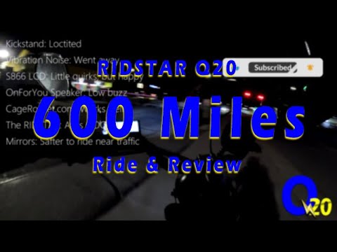 600 Mile Ride & Review - YouTube