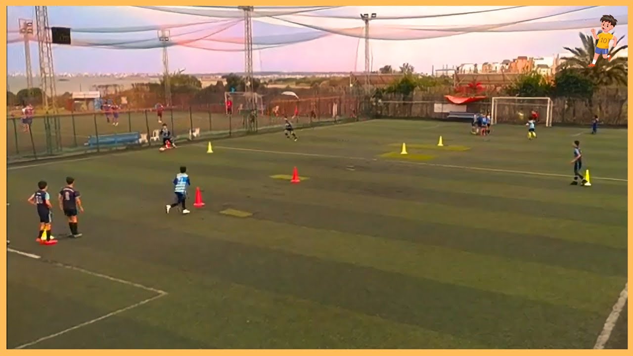 Passing Drill With Two Balls - u8 & u9 - Two Drills - YouTube