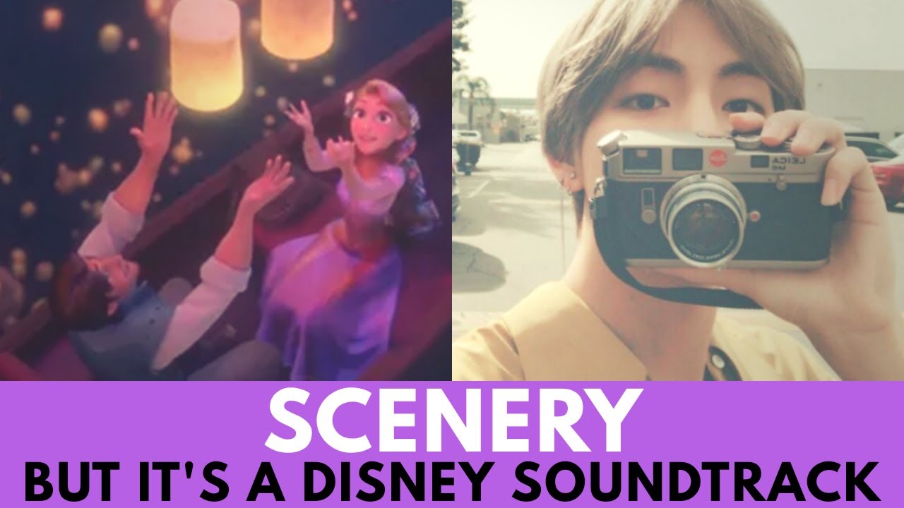 BTS V (뷔) SCENERY (풍경) AS A DISNEY SOUNDTRACK - YouTube