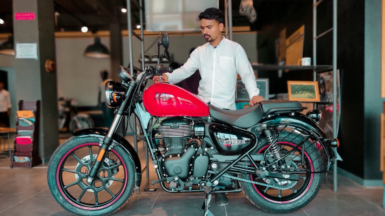 Royal Enfield Meteor 350 Fireball Red BS6 Detailed Review | Price ...