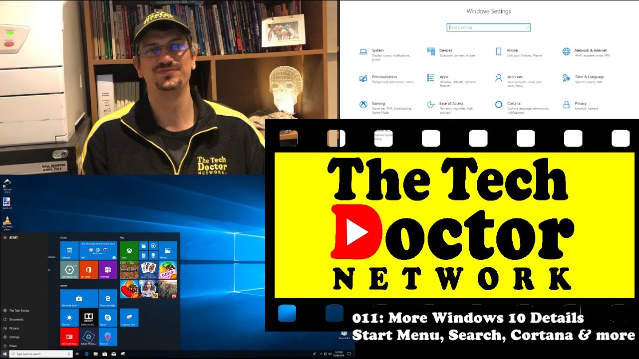 011: More Windows 10 Details: Start Menu, Search, Cortana, Task View ...