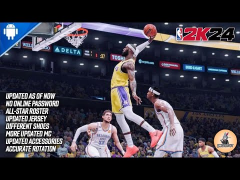 2K24 Updated Roster Offline | New Update | New Court (Graphics ...