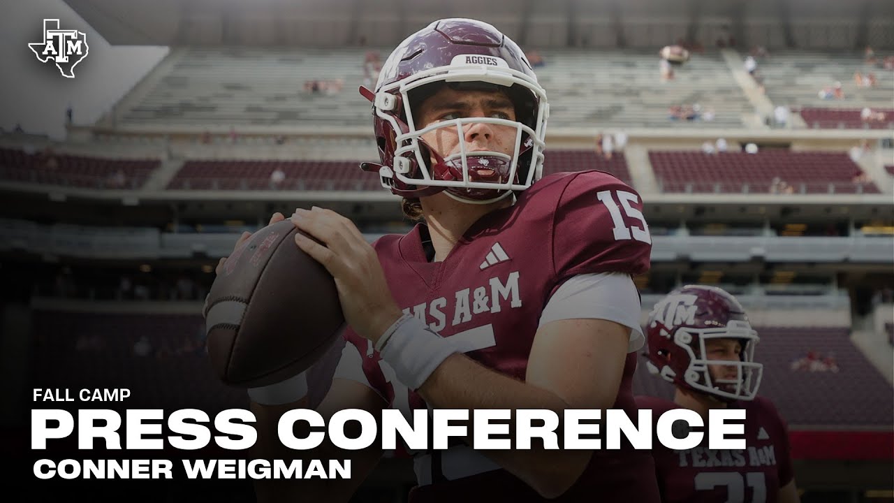 Fall Camp Press Conference: Conner Weigman - YouTube