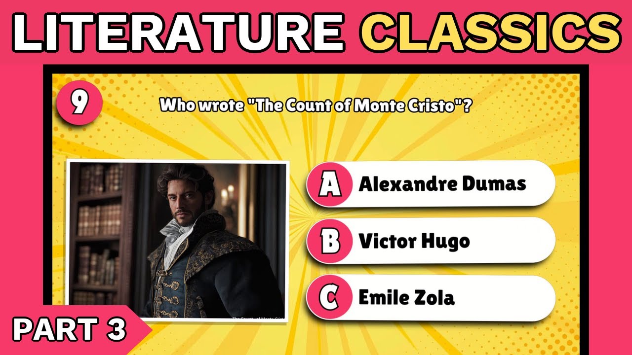 Literature Classics Quiz - Test Your Knowledge of Famous Books Part 3 ...