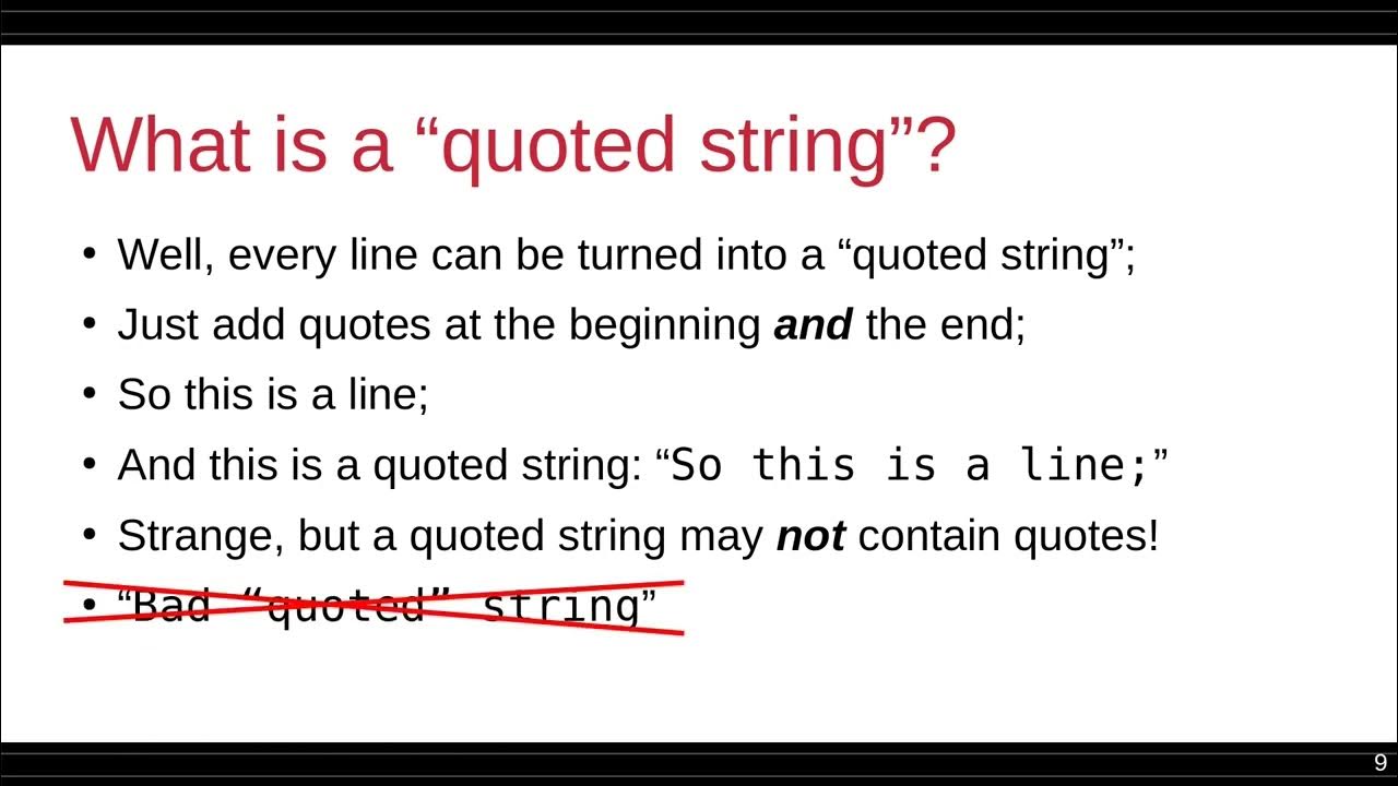 Back to uBasic/4tH - [Lesson 2] Quoted strings - YouTube