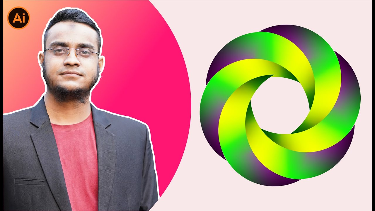 Learn How to Create a Flower Using Gradient Mash _ Adobe Illustrator ...