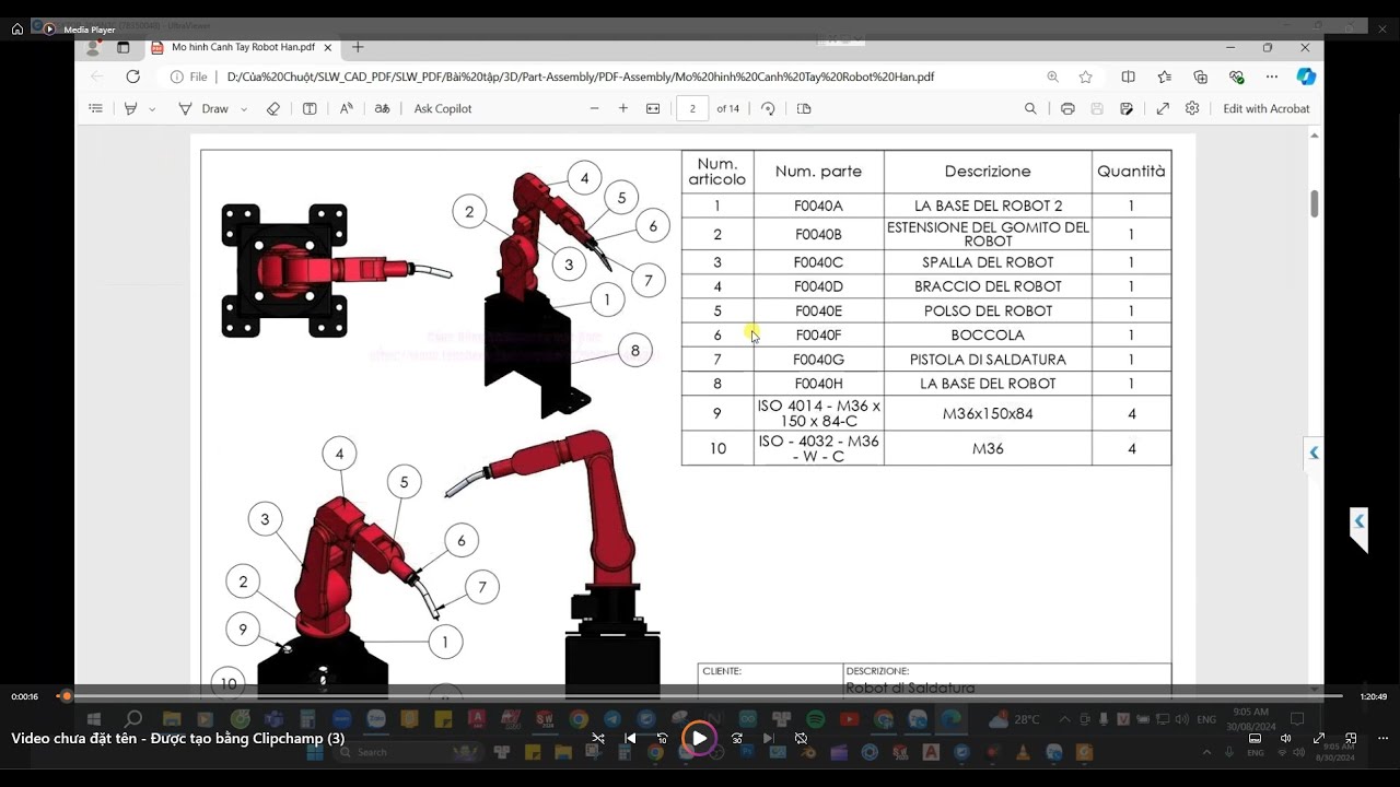 Solidworks - Assembly Exercise 07-01 | Robot Arm - YouTube