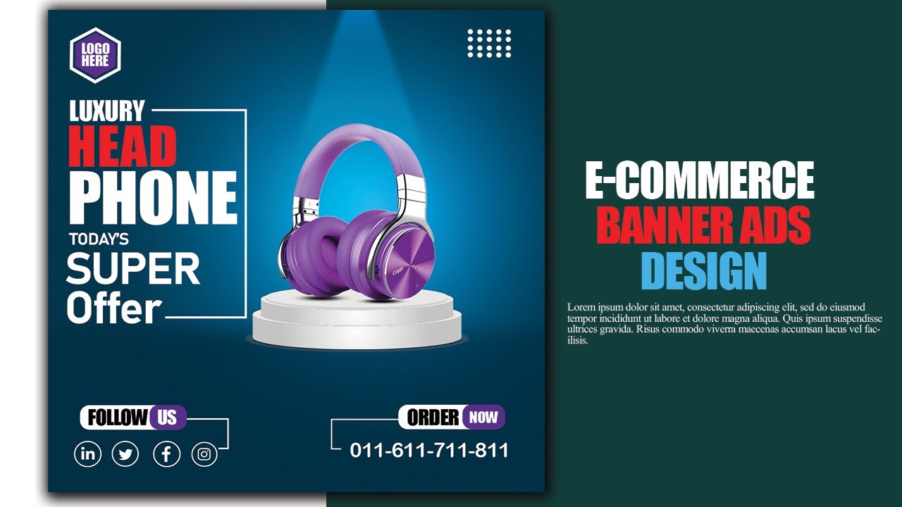 E-commerce product banner design | Social Media Post Design in ...