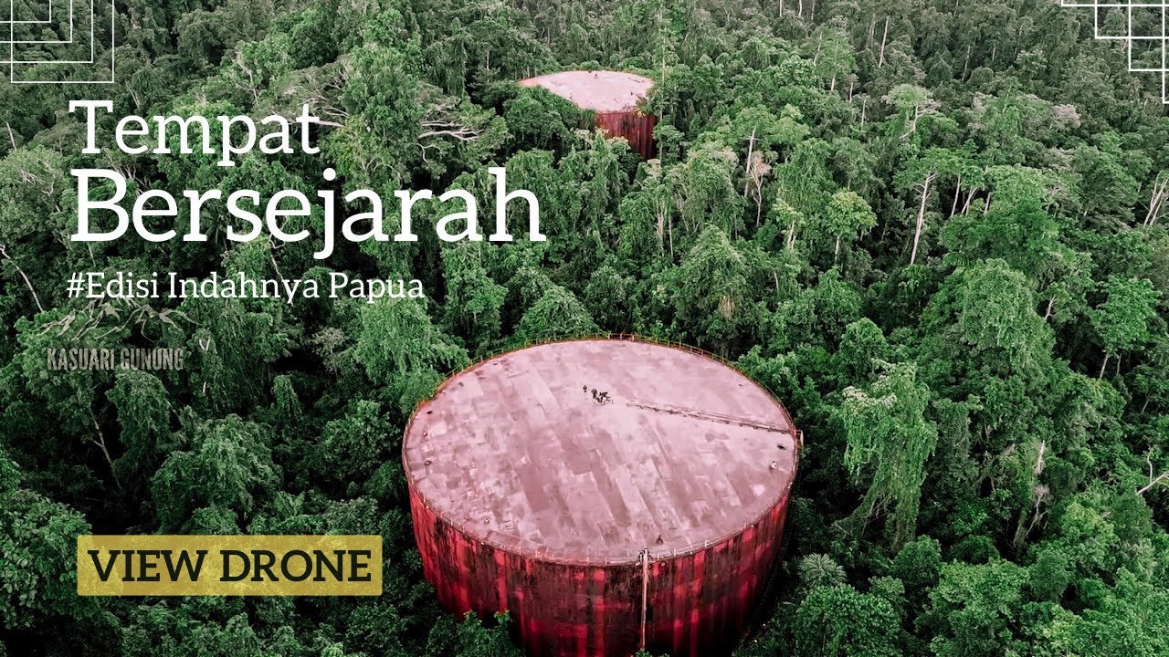 [FULL DRONE] Salah satu Peninggalan belanda di Teluk Bintuni - YouTube