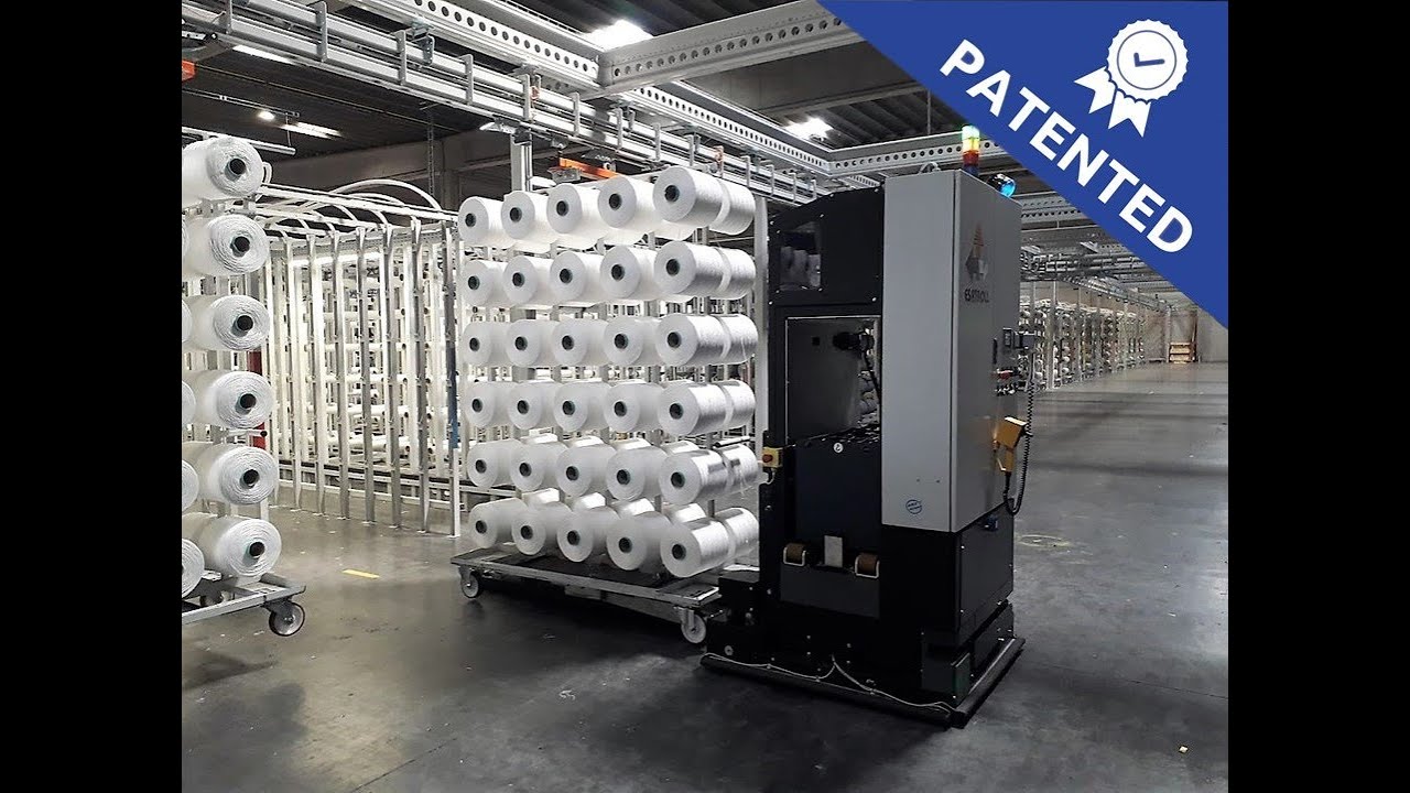 CREELoader - Automatic Creeling System for tufting departments - YouTube