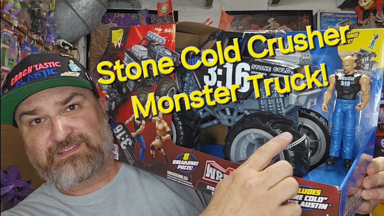 WWE | Wrekkin' Stone Cold Crusher Monster Truck | Stone Cold Steve ...