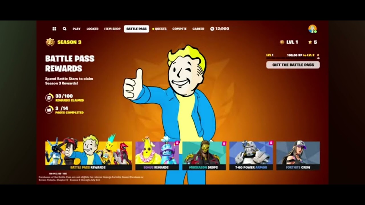 Fortnite Chapter 5 Season 3 Battle pass rewards (full showcase) # ...