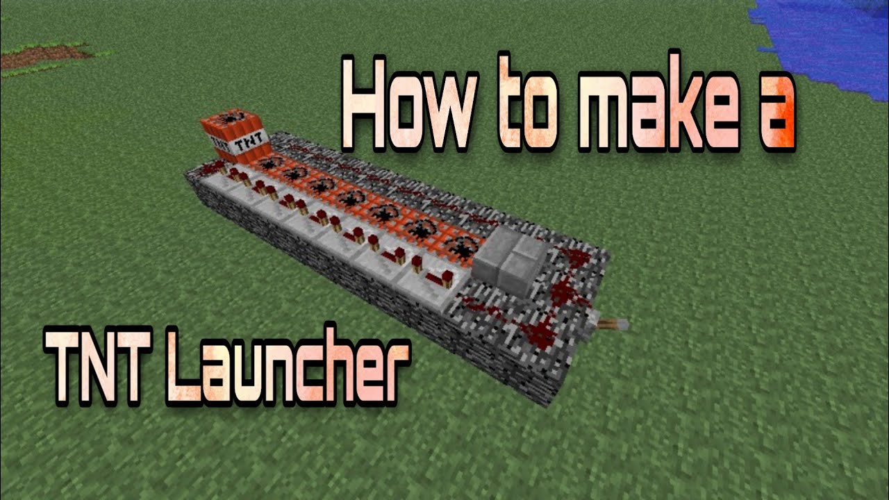 How to make a TNT launcher |ClagenC Gaming| - YouTube