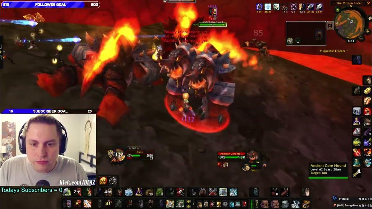 Classic Fresh Molten Core! Server = Nightslayer - YouTube