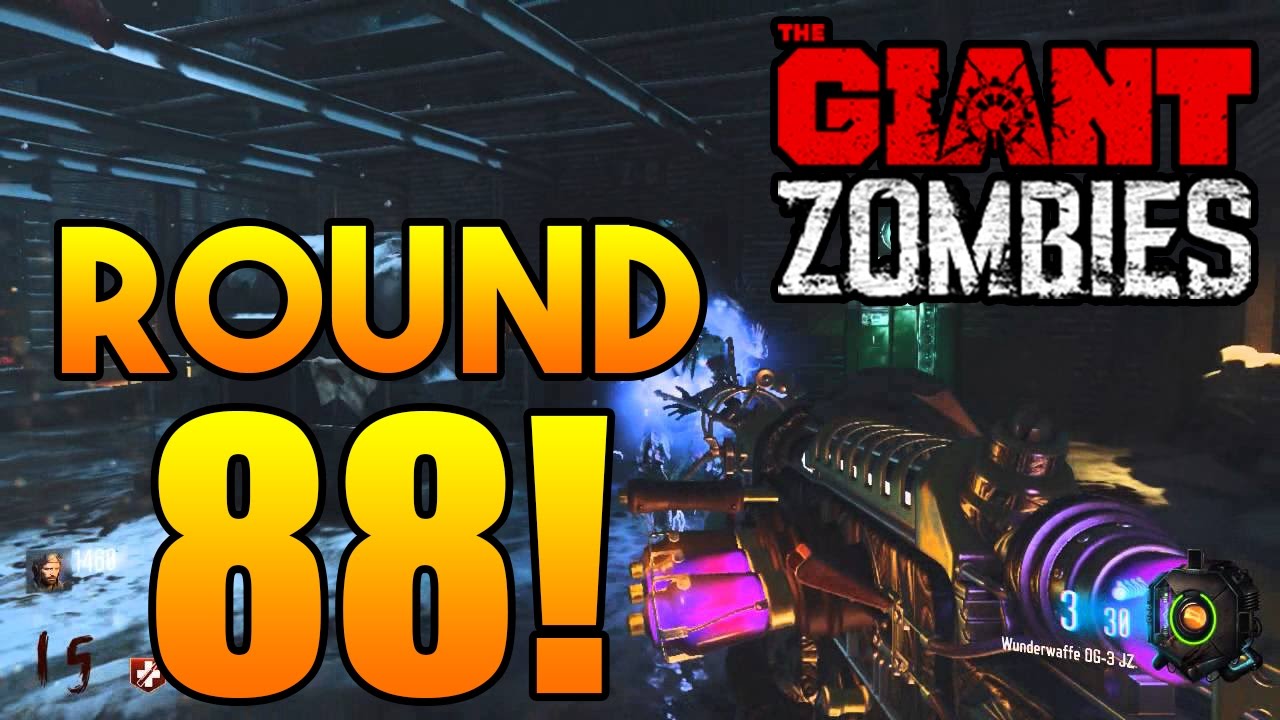 'THE GIANT' NEW HIGHEST RECORD! ROUND 88 FULL GAMEPLAY! ~ Black Ops 3 ...