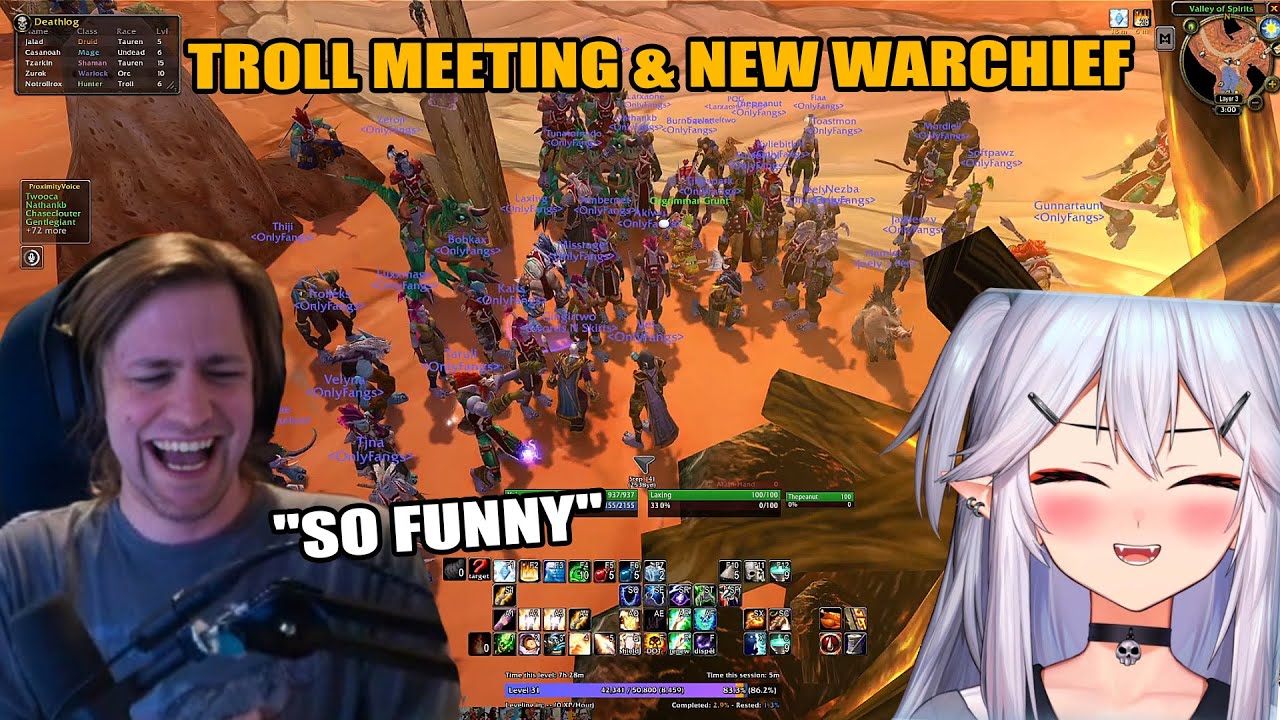OnlyFangs Troll Meeting, New Warchief & Item Distribution - YouTube