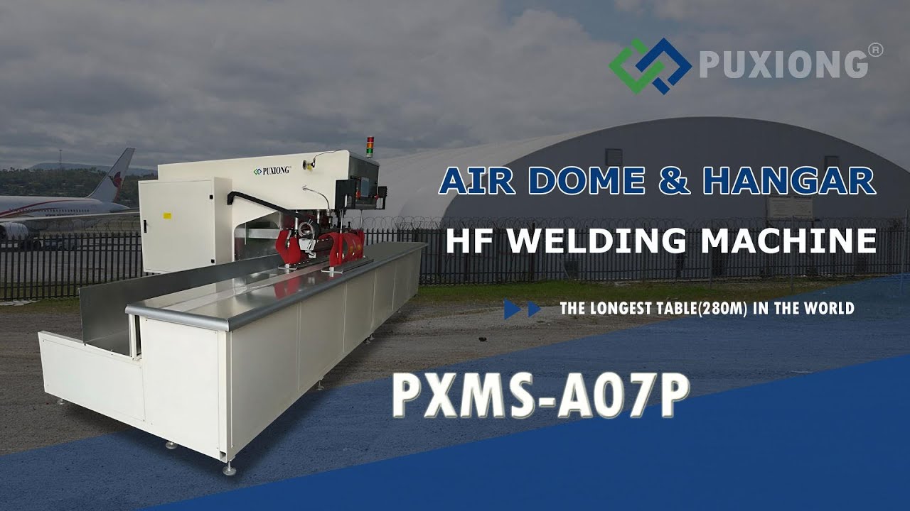 AIR DOME & HANGAR HF WELDING MACHINES - YouTube