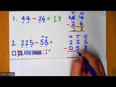 Column Subtraction with Exchanging Strategy (Year 3) - YouTube