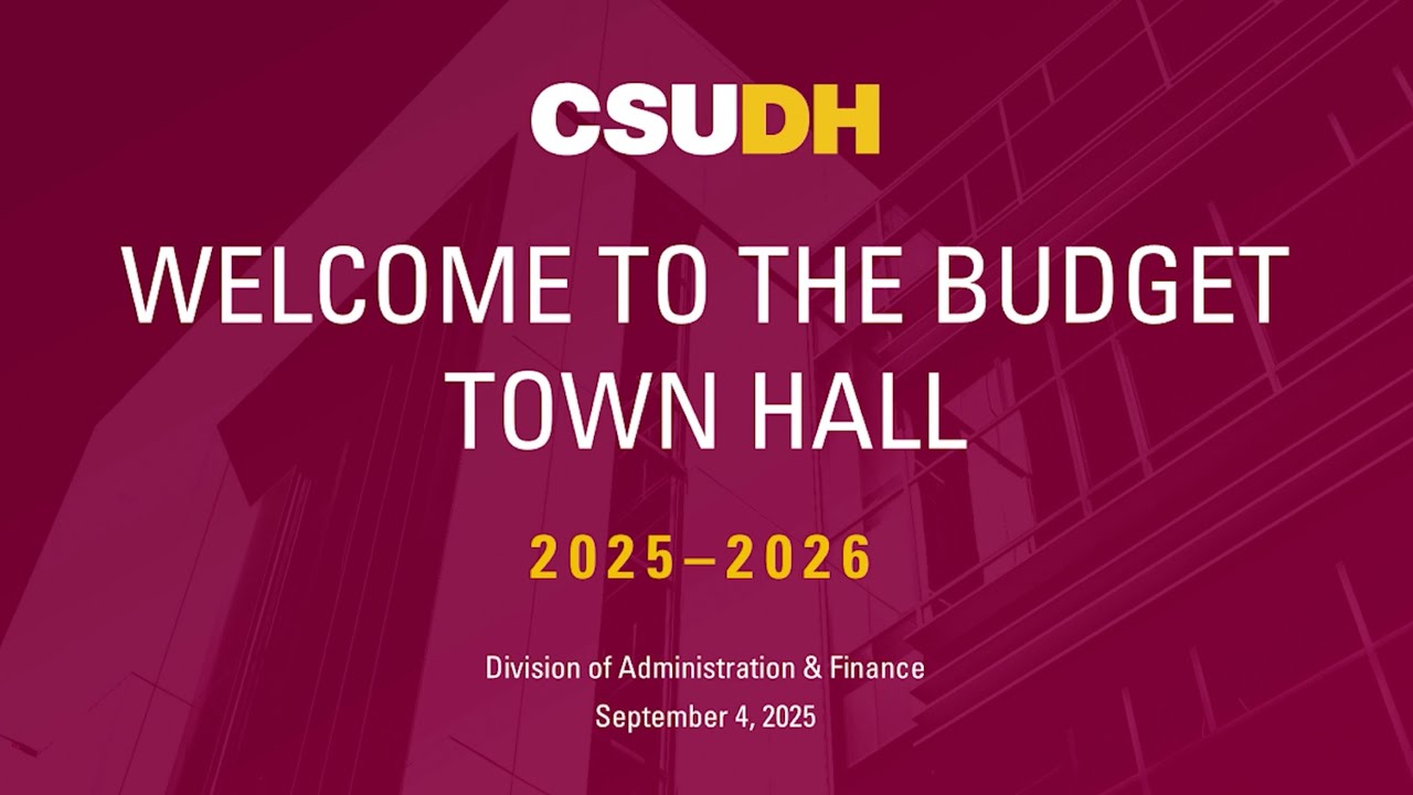 2025-2026 Budget Town Hall Meeting - YouTube