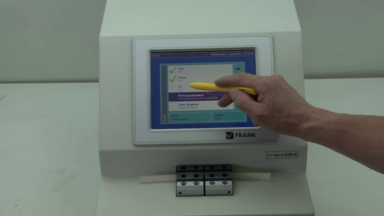 SCT Short span compressive test - YouTube