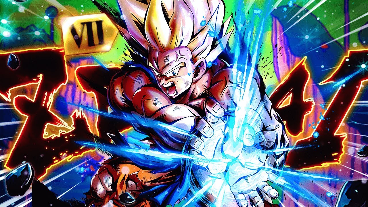 This Guy Is... INSANE! Zenkai Level 7 SSJ Goku In Dragon Ball Legends ...