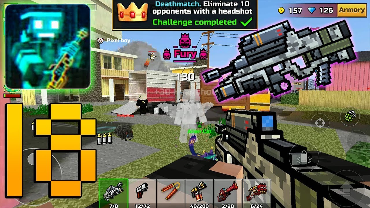 Pixel Gun 3D - Night Hunter - Gameplay Walkthrough Part 18 - YouTube