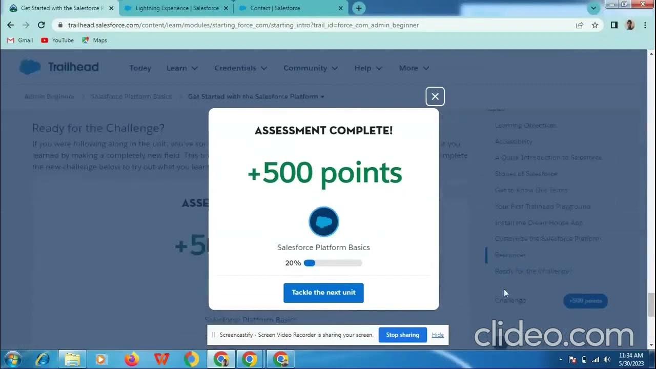 Salesforce Platform Basics Module 1 Trailhead Challenge Salesforcetrailhead Admin
