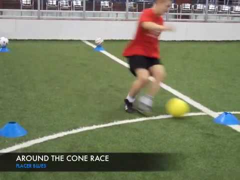 AROUND THE CONE RACE - YouTube