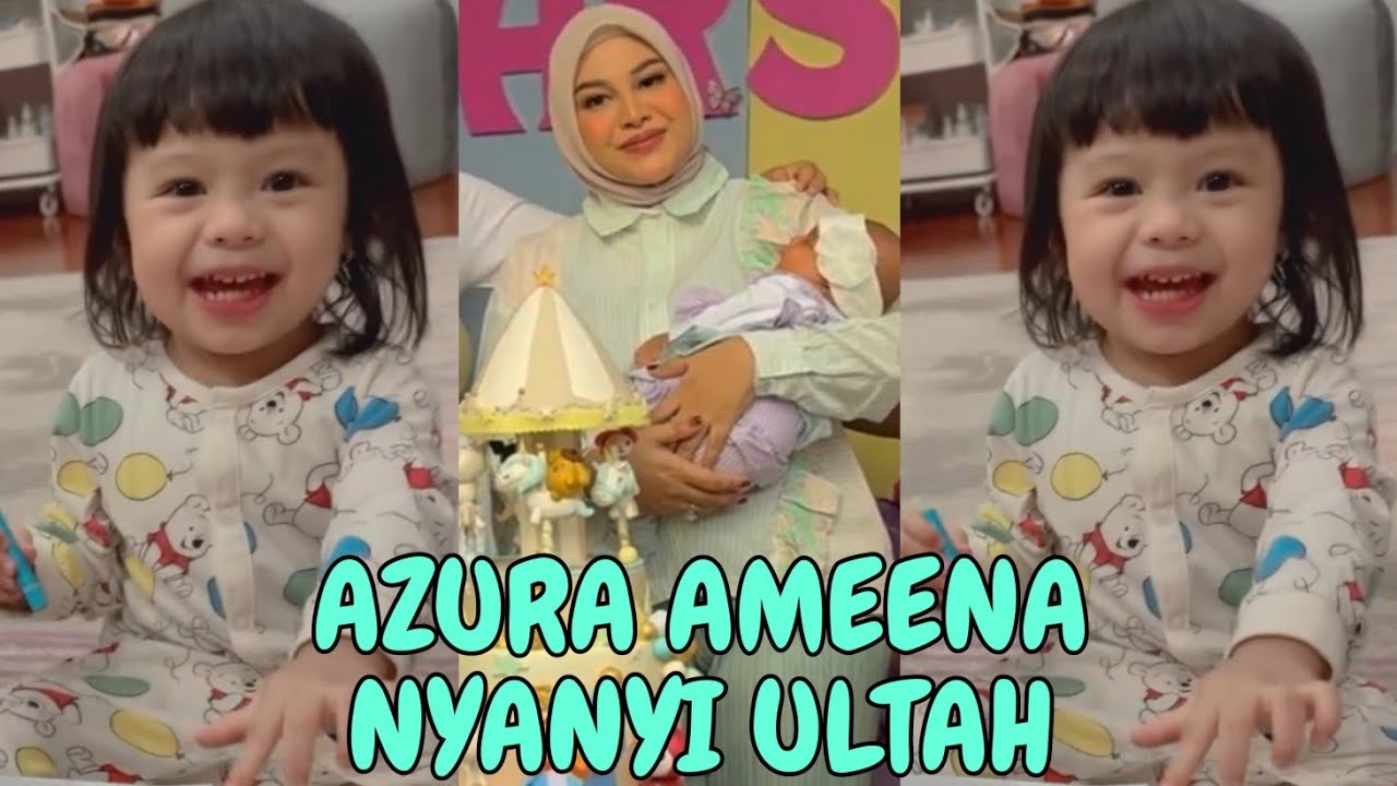 AZURA AMEENA NYANYI ULTAH BUAT KAKAK ARSY - YouTube